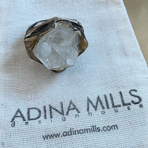 adina mills | Jewelry | Ooak Authentic Adina Mills White Quartz Pyramid ...
